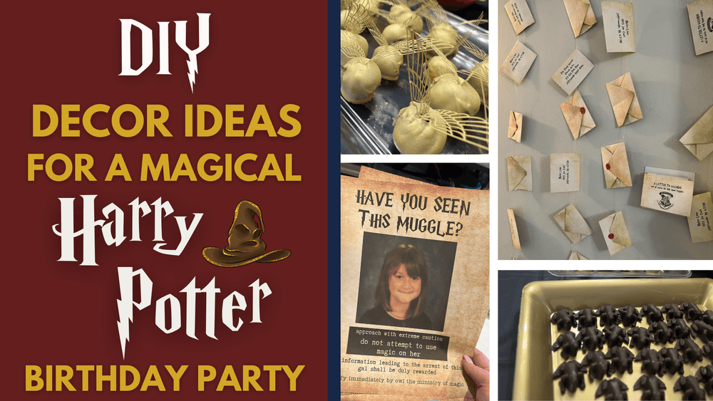 10+ DIY Harry Potter Birthday Decorations for a Magical Birthday Theme ...